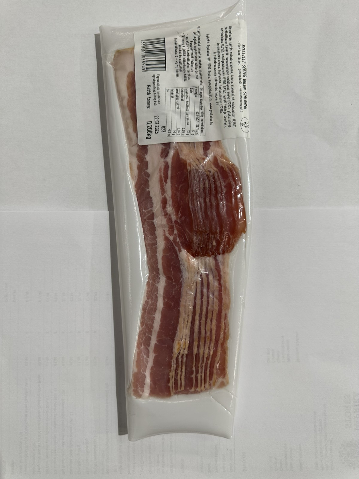Gyulai sliced bacon 200g – Sleepy Pepper LTD